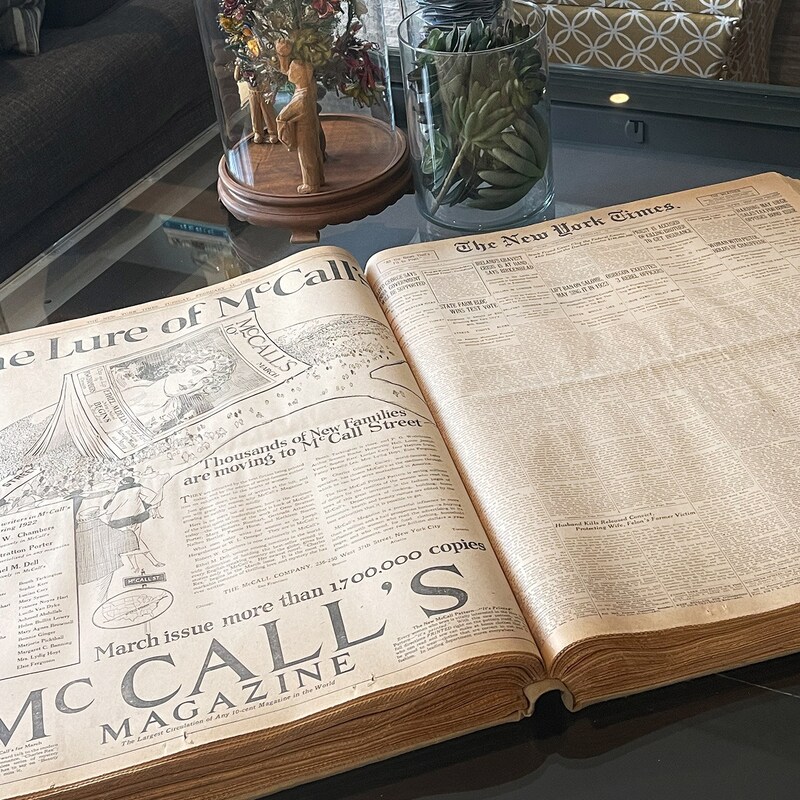 Antique Newspaper - Etsy