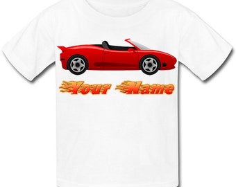 Kids racing shirt | Etsy