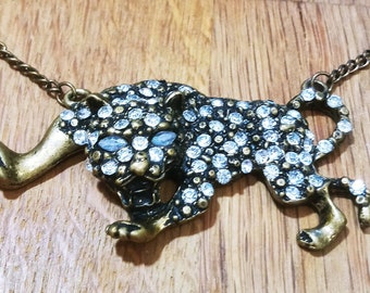 Rhinestone Cat Chain - Etsy