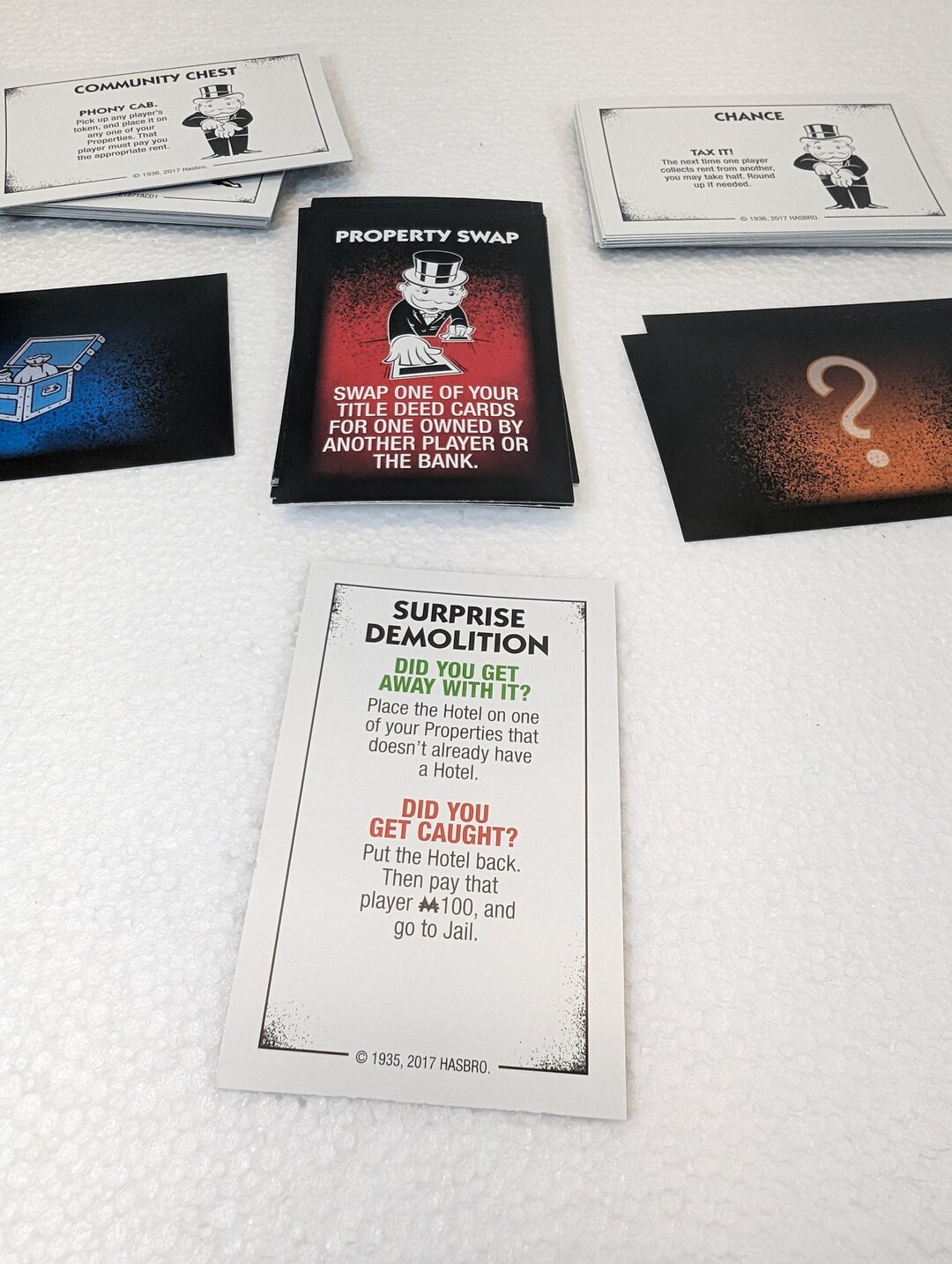 Monopoly Cheaters Replacement Community Chest, Chance & Cheat Cards ...