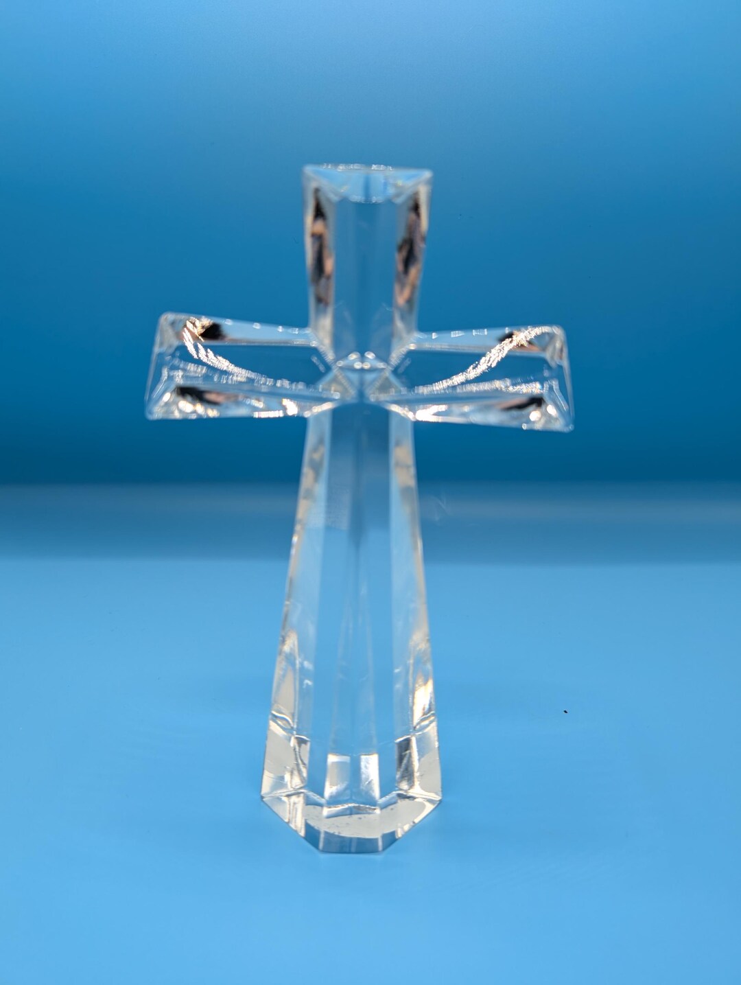 Teleflora 24 Lead Fine Bohemian Crystal Cross 8 Inches, Czech Republic ...