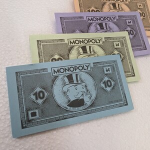 Monopoly Cheaters Replacement Money Cash 2017 - Etsy