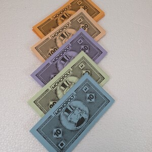 Monopoly Cheaters Replacement Money Cash 2017 - Etsy