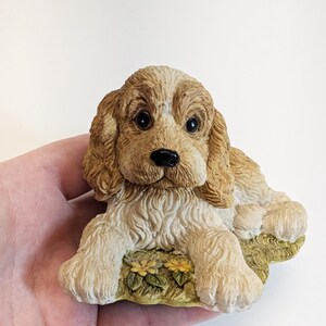 Sandicast Cocker Spaniel Dog Sculpture, Knick Knack, Puppy Realistic ...