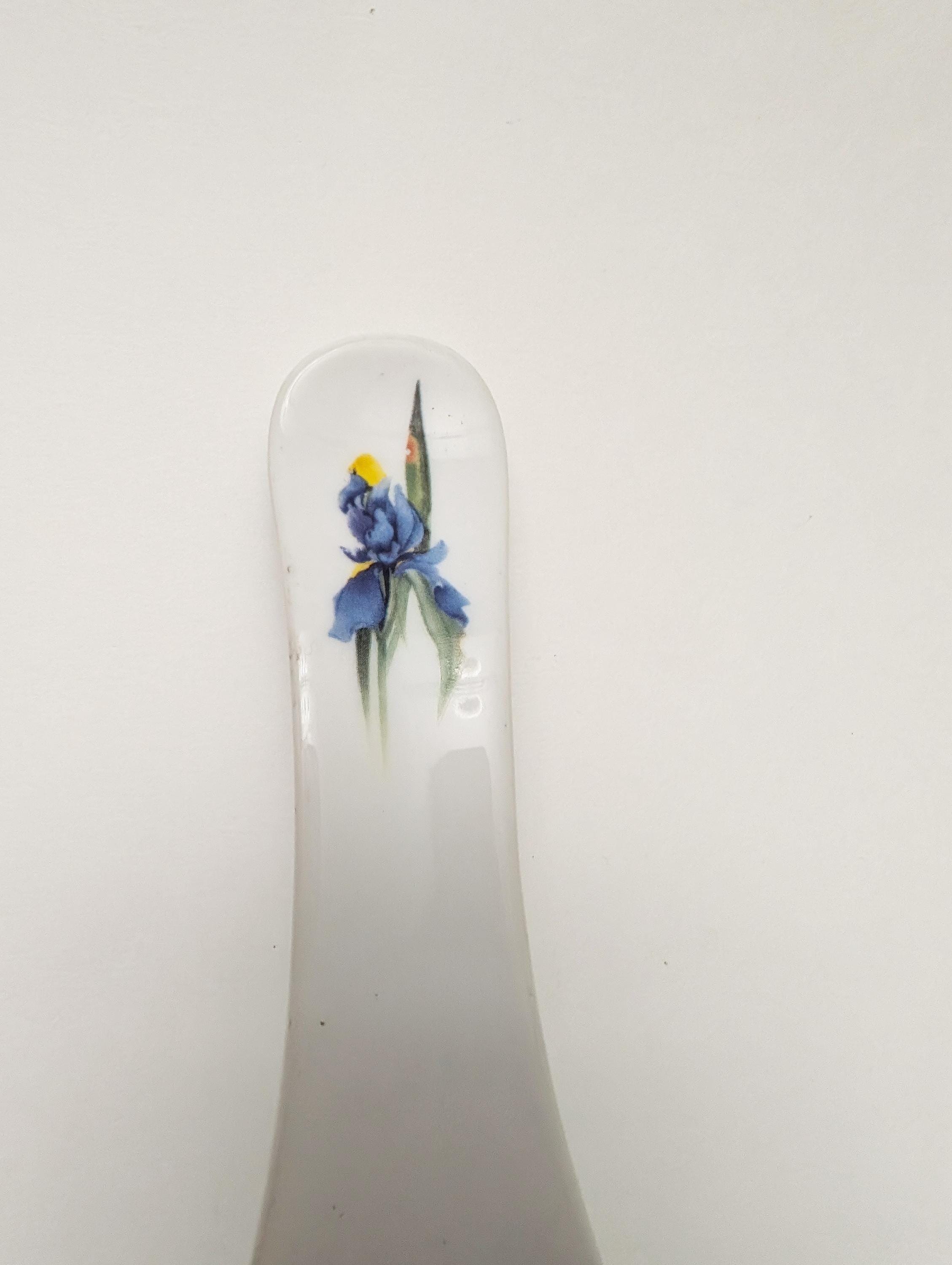 Vintage Retro Pfeiffer Bird Flower Kitchen Spoon Rest, Can Be Hung Up ...