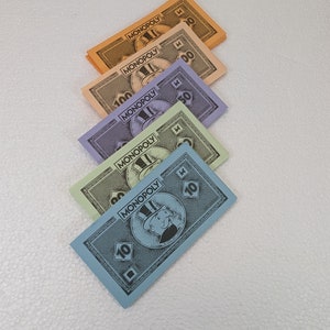 Monopoly Cheaters Replacement Money Cash 2017 - Etsy