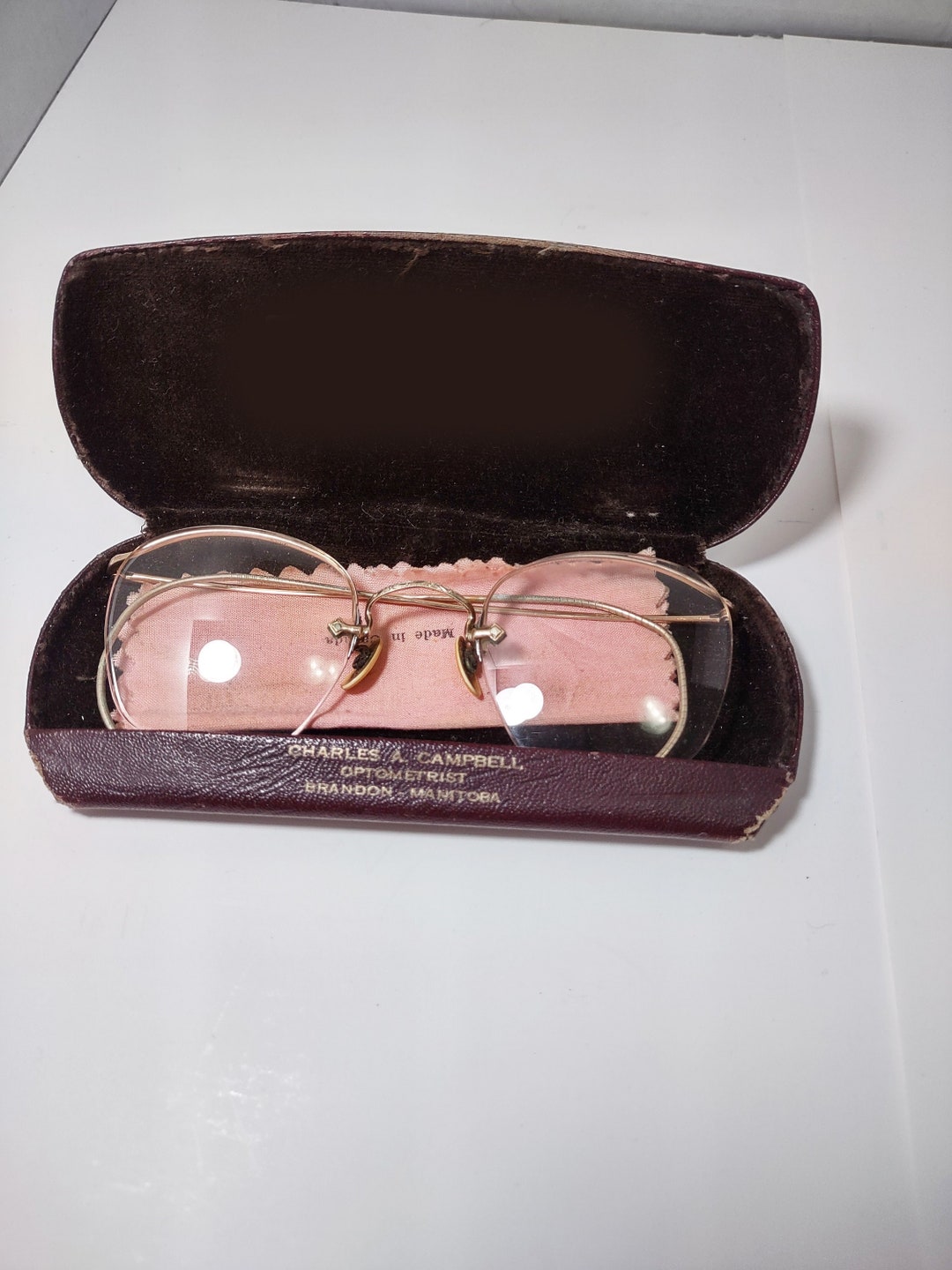 Antique Vintage Gold Filled Eye Glasses From 1940's in Case, Vintage ...