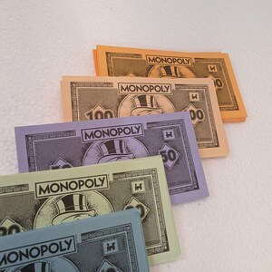 Monopoly Cheaters Replacement Money Cash 2017 - Etsy