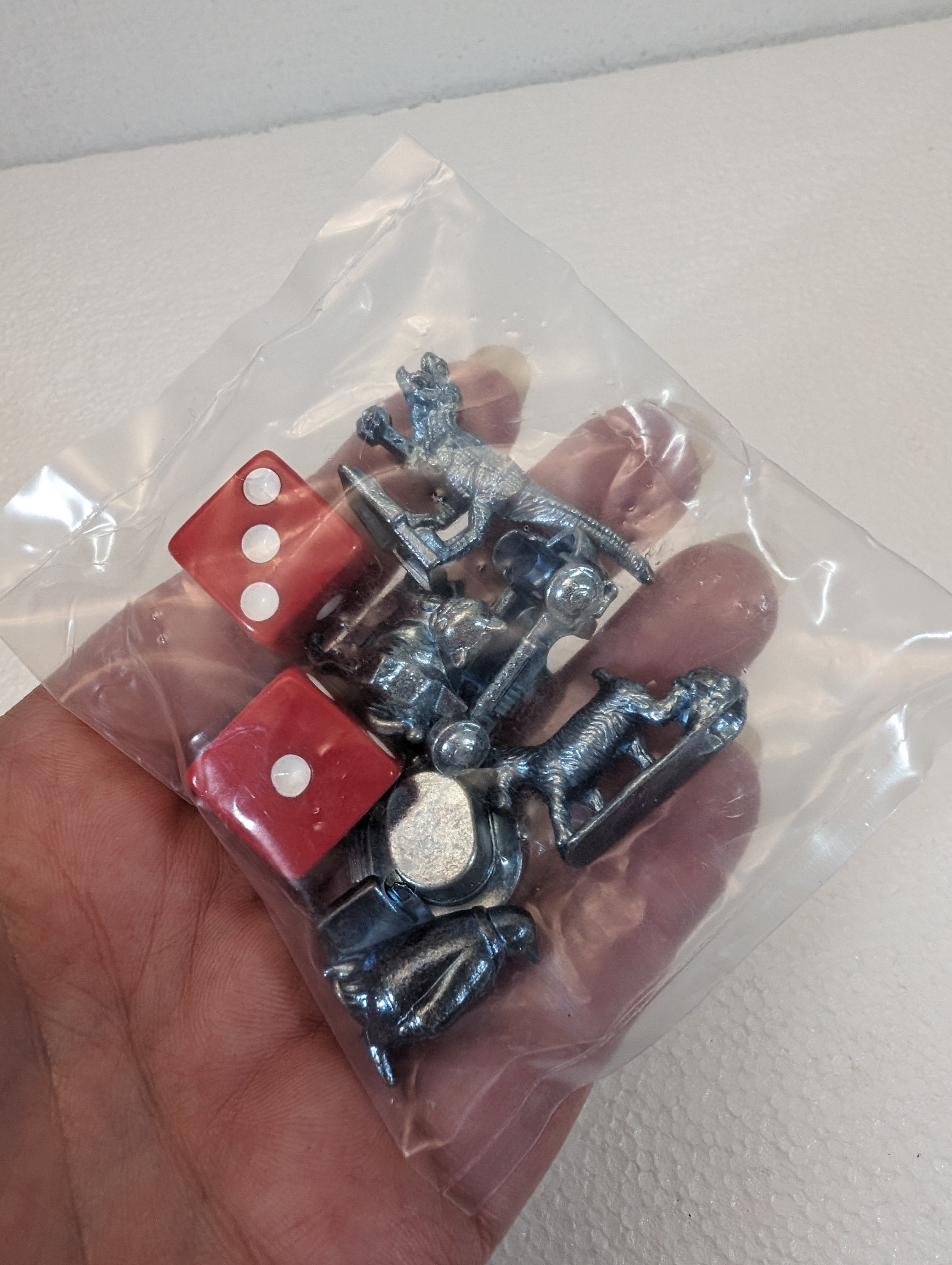 Monopoly Cheaters Edition Replacement Movers Tokens 6 Pc's and Dice 2 ...