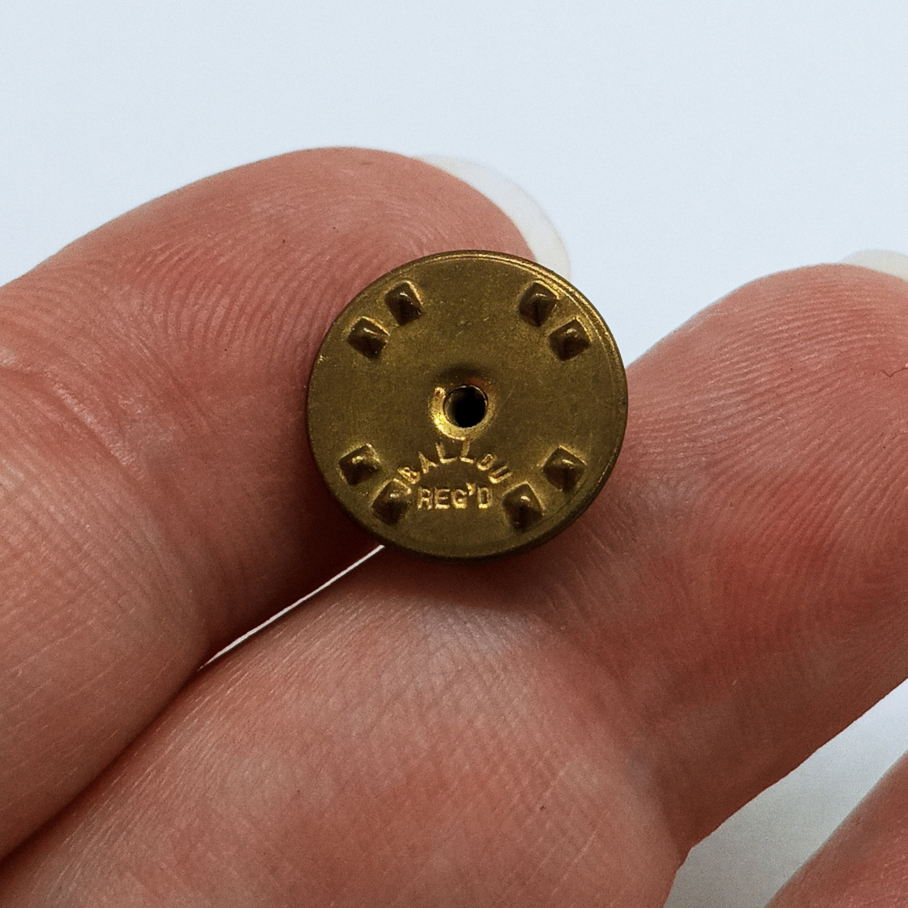 Ballou Reg'd Bronze Oval Gold Panner Pin Brooch Brown - Etsy