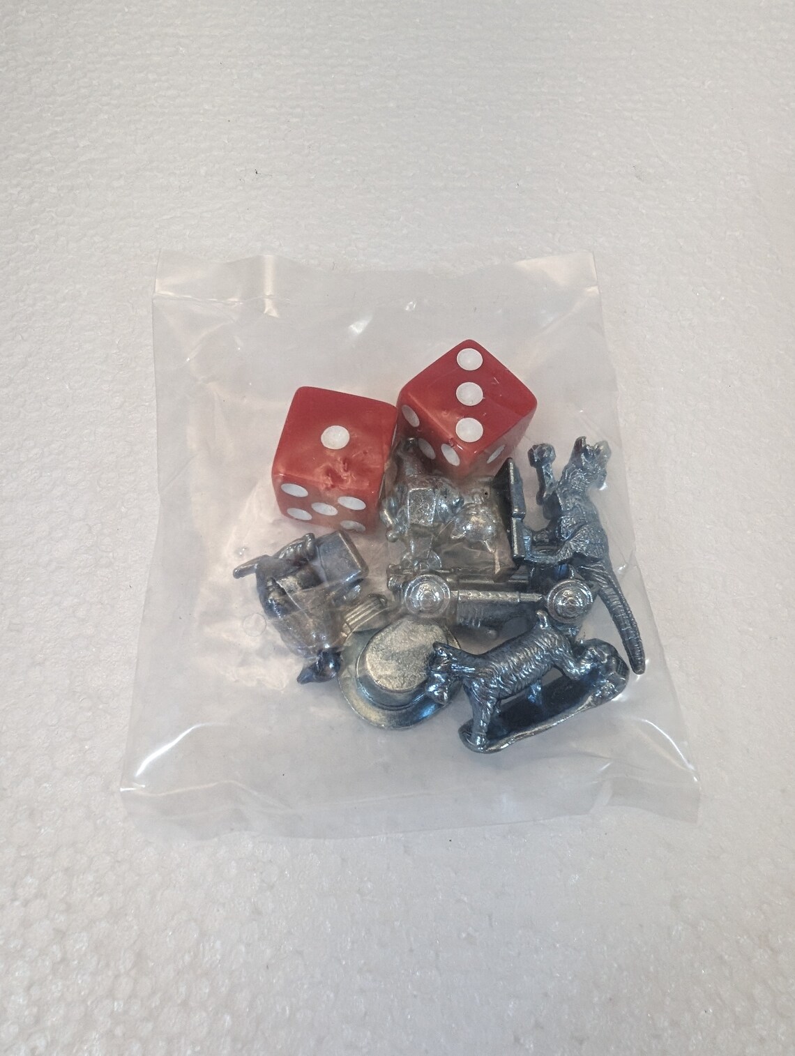Monopoly Cheaters Edition Replacement Movers Tokens 6 Pc's and Dice 2 ...