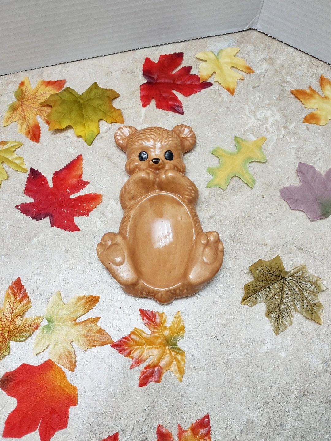 Vintage Bear Spoon Rest, Hand Painted, Candy, Soap Dish, Kitchenware ...