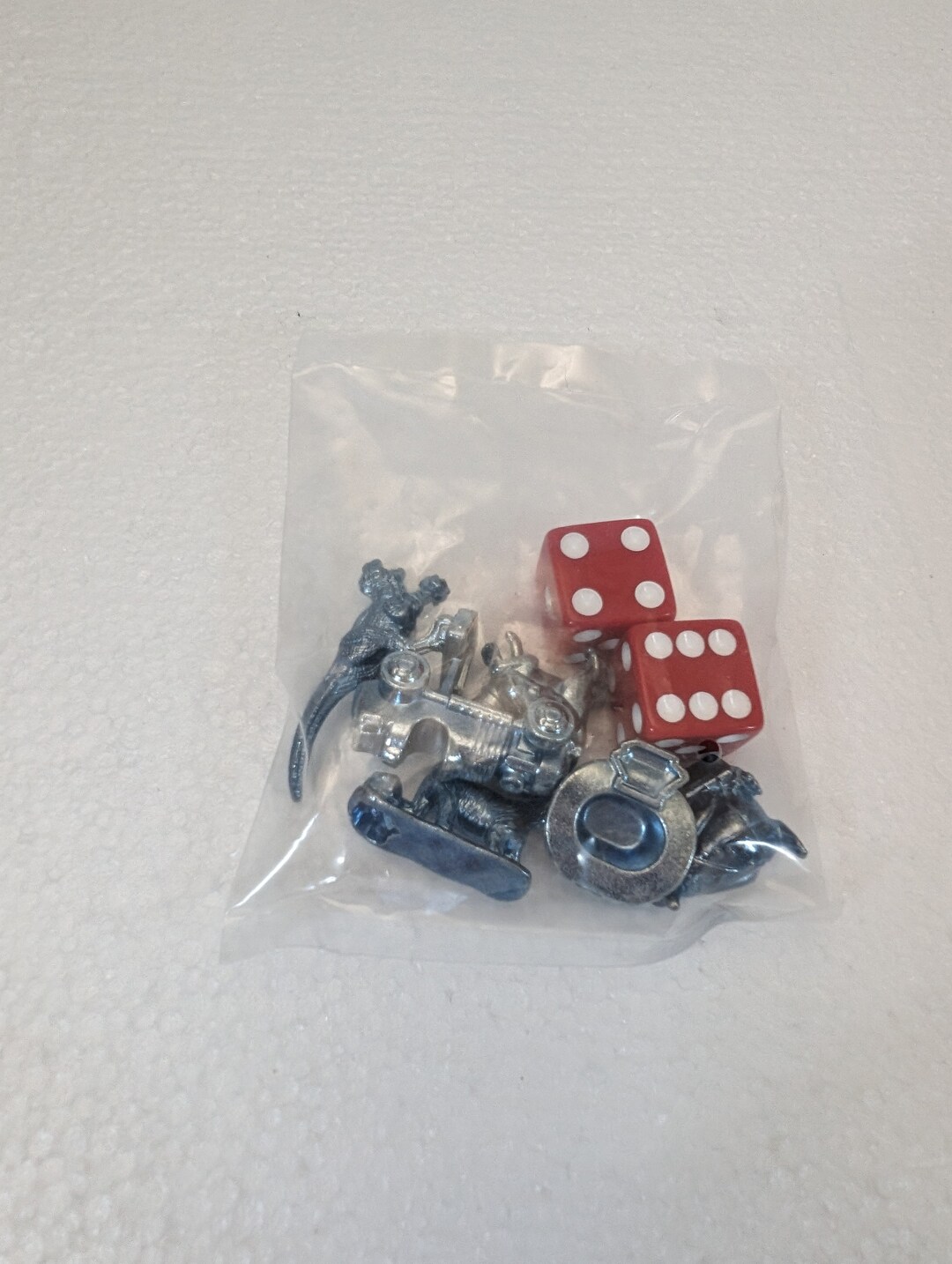 Monopoly Cheaters Edition Replacement Movers Tokens 6 Pc's and Dice 2 ...