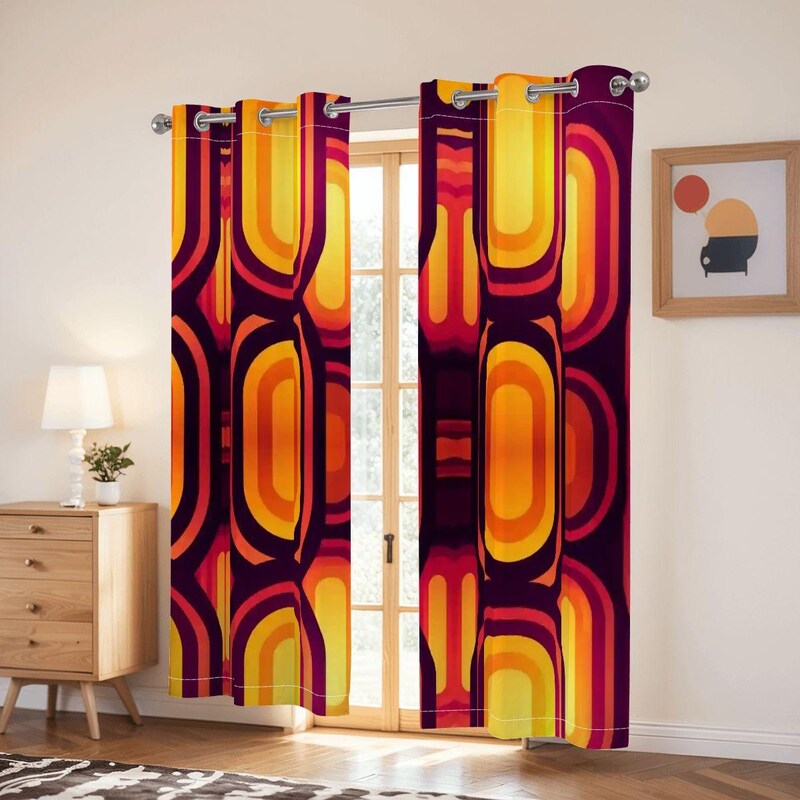 70s Curtains - Etsy