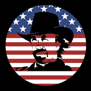 Patriotic Chuck Norris SVG Cut Files for Cricut and Silhouette Cameo ...