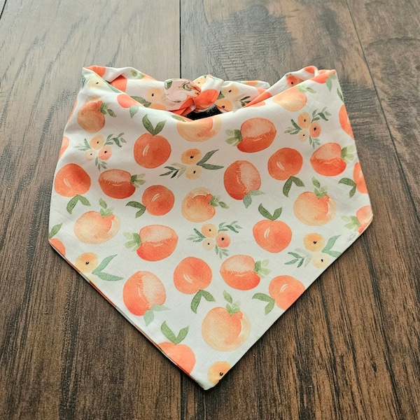 Peach Dog Bandana - Etsy