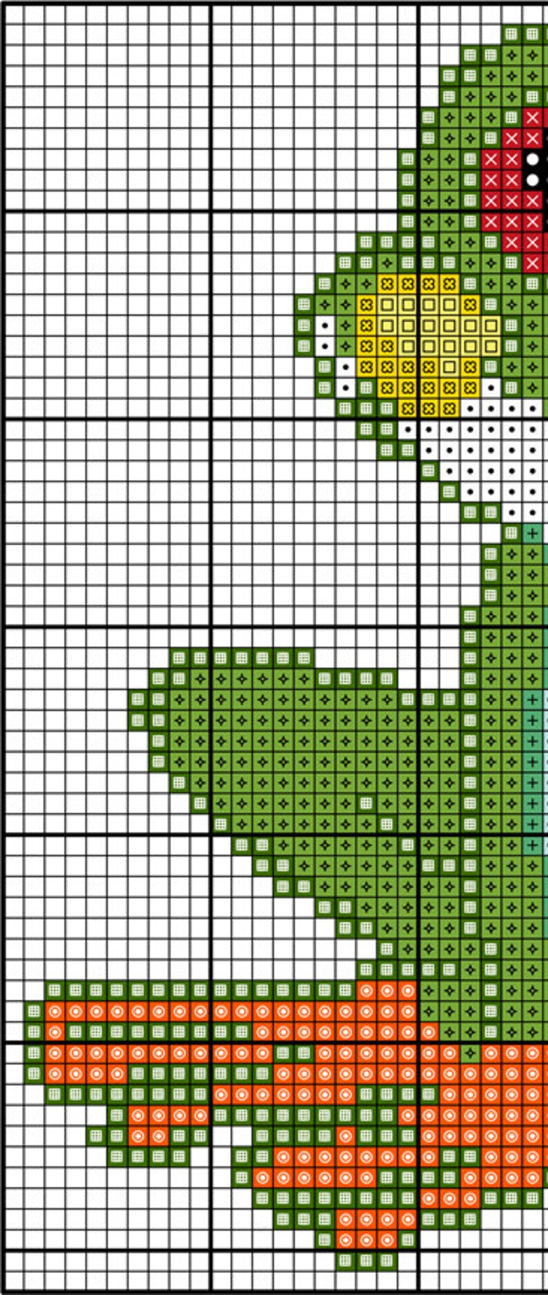 Small Frog Cross Stitch Pattern PDF Pattern Digital Download - Etsy