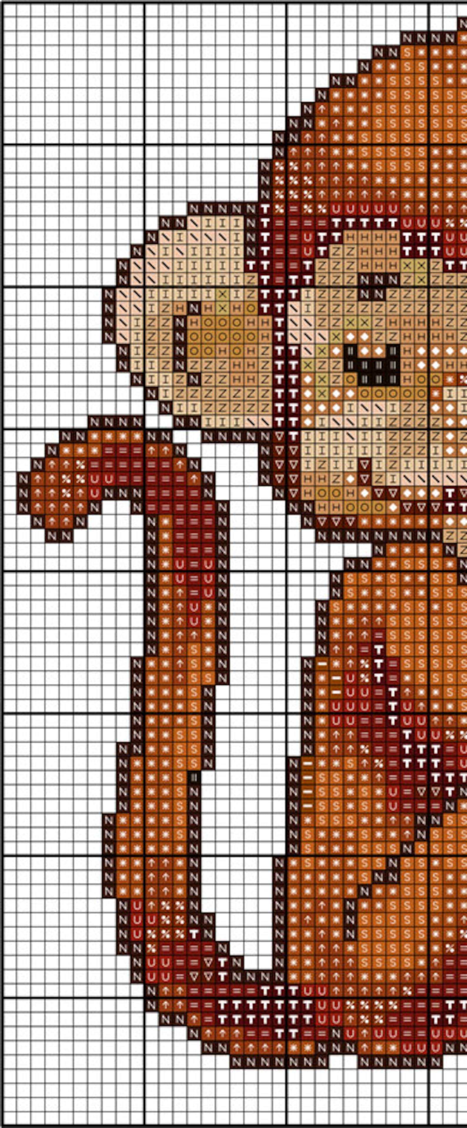 Cute Monkey Cross Stitch Pattern PDF Pattern Digital Download | Etsy