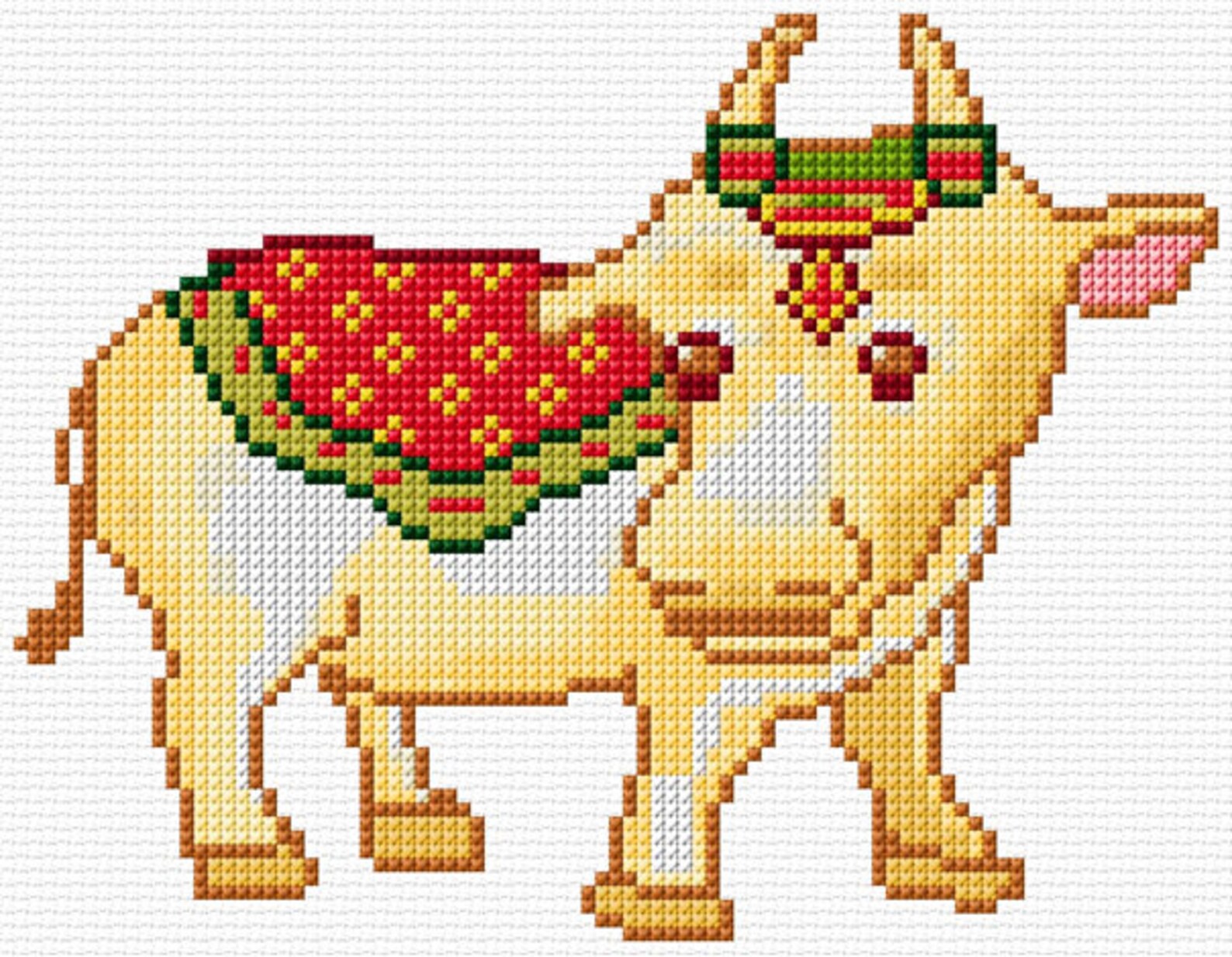 Cow Cross Stitch Pattern PDF Pattern Digital Download Counted - Etsy