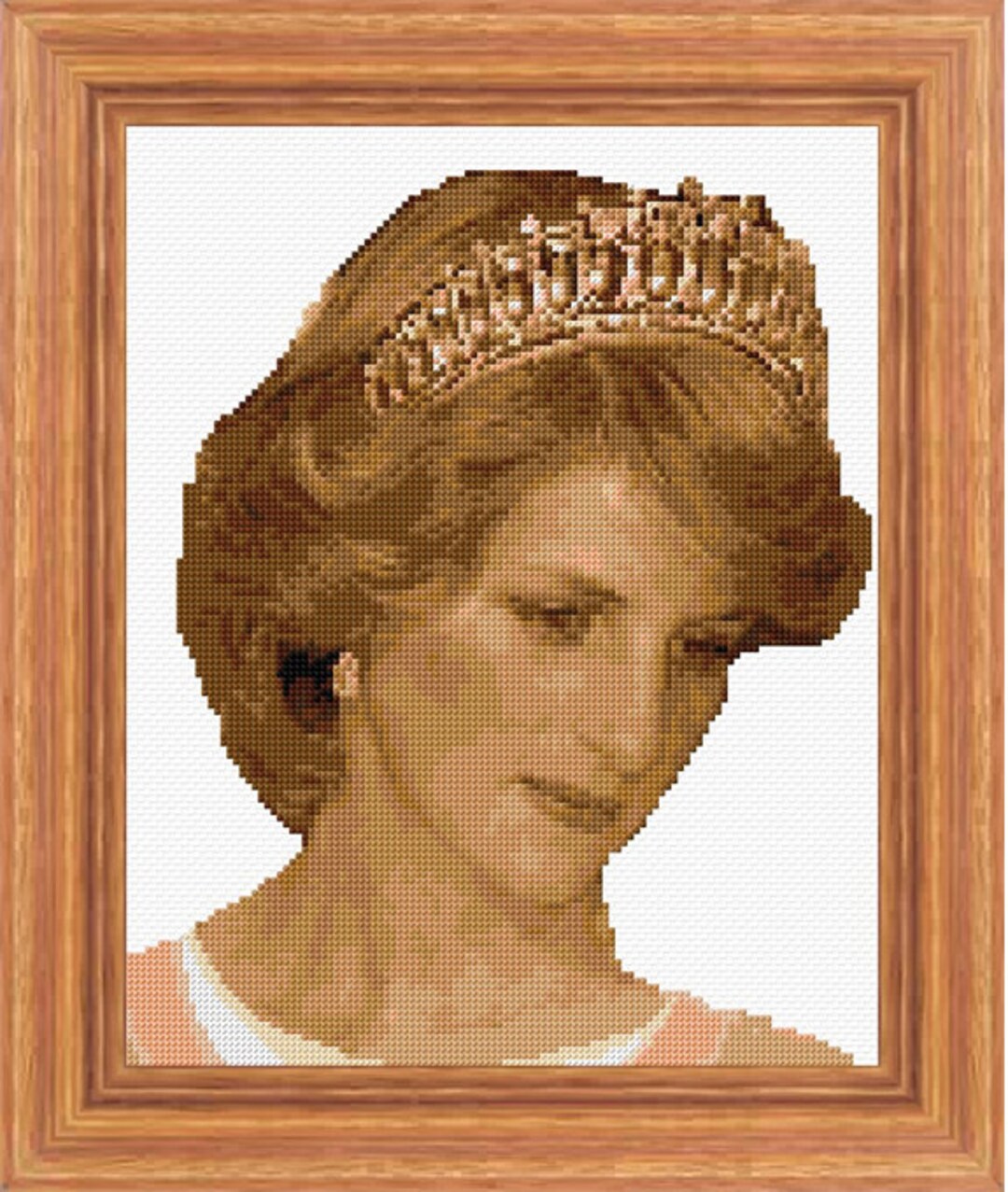 Princess Diana Cross Stitch Pattern PDF Pattern Digital Download ...