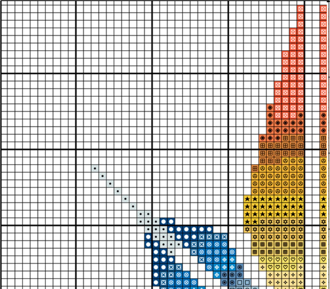 Bethlehem Star Cross Stitch Pattern Jesus Pattern PDF Digital - Etsy