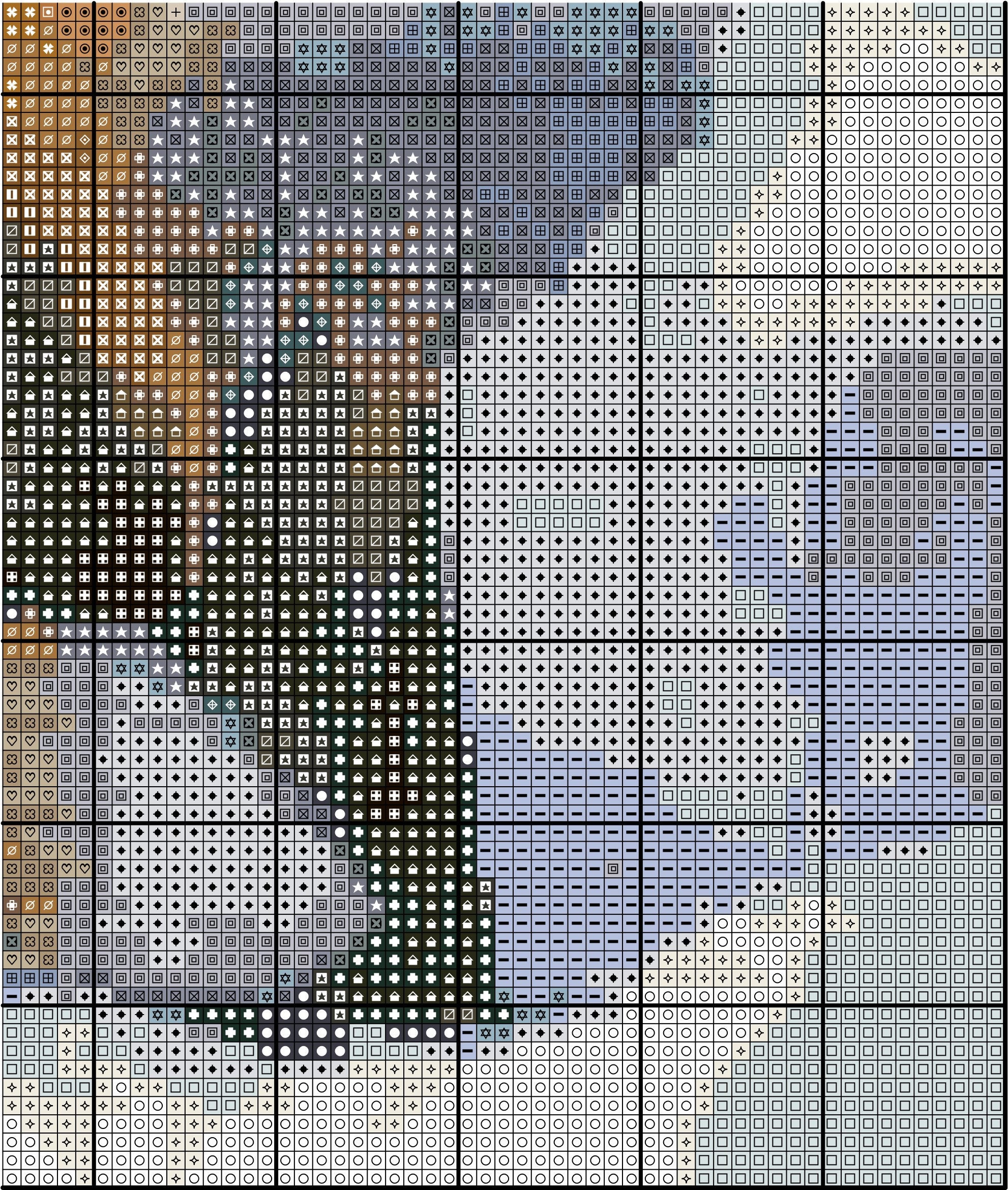 Red Fox Cross Stitch Pattern PDF Pattern Digital Download - Etsy Australia