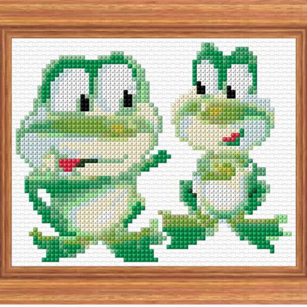 Frog Cross Stitch - Etsy