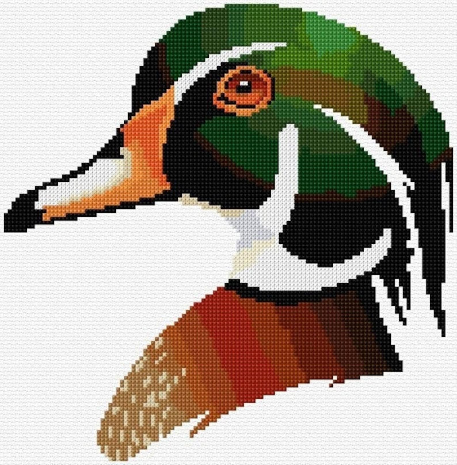 Duck Cross Stitch Pattern PDF Pattern Digital Download Counted Cross ...