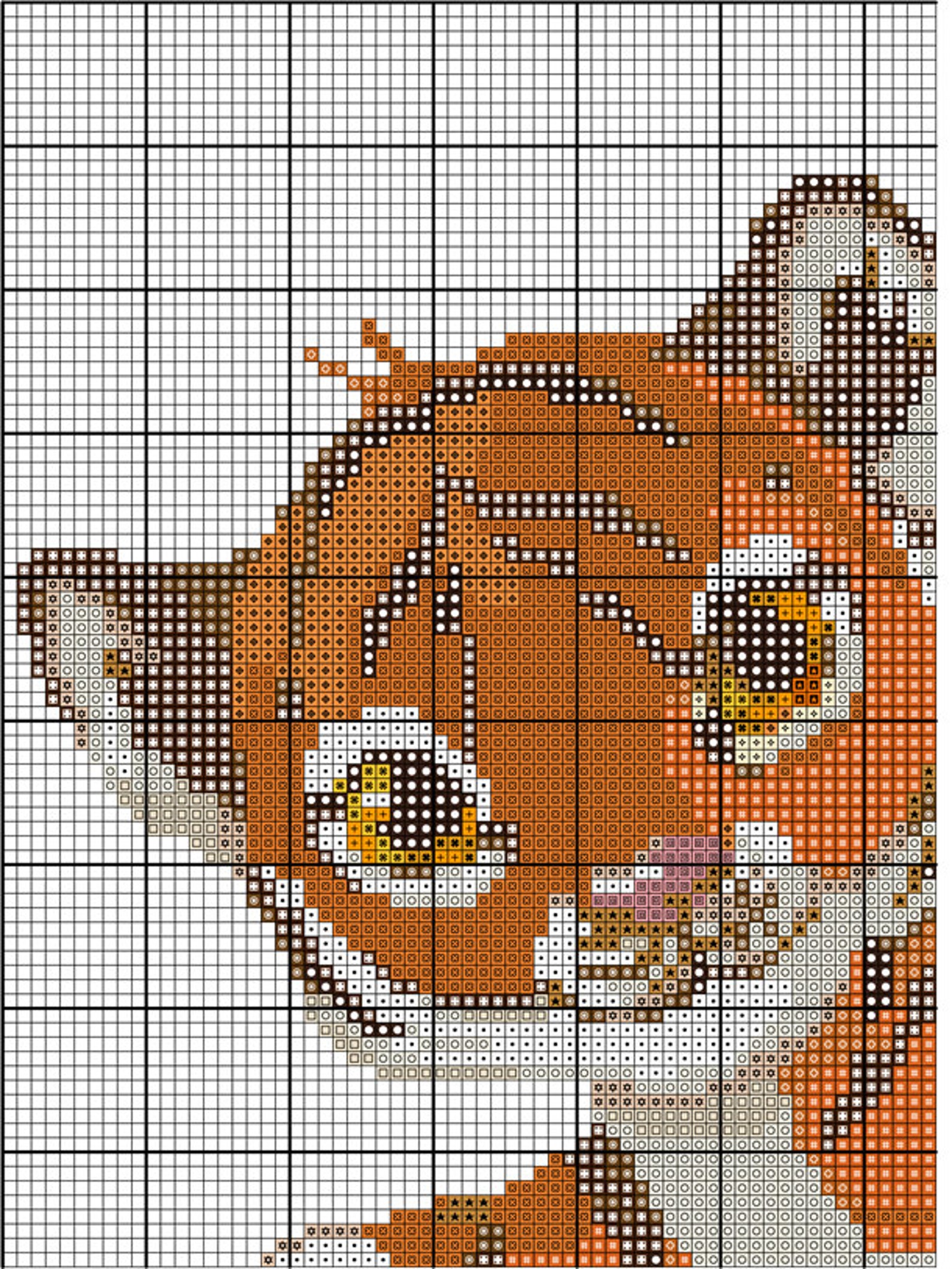 Tiger Cross Stitch Pattern PDF Pattern Digital Download | Etsy