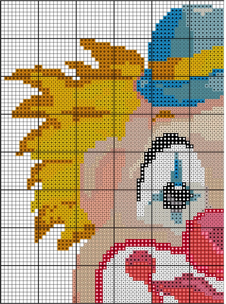 Clown Cross Stitch Pattern PDF Pattern Digital Download Counted Cross ...