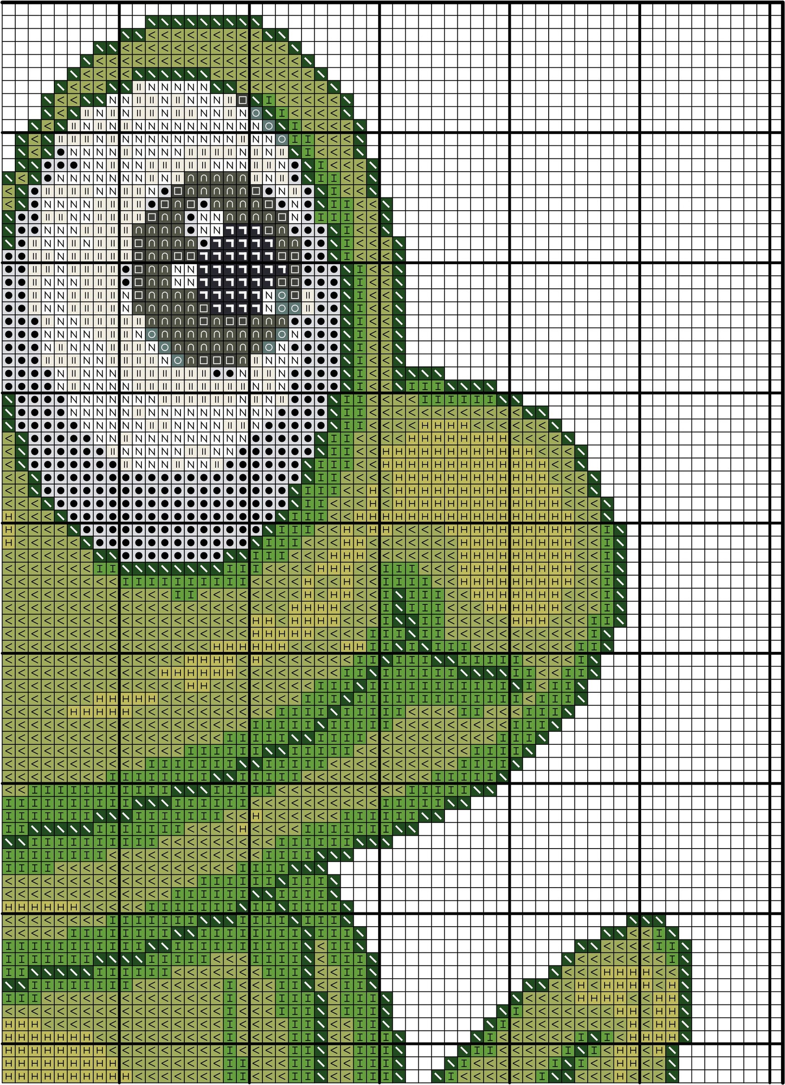 Frog Cross Stitch Pattern PDF Pattern Digital Download Counted - Etsy