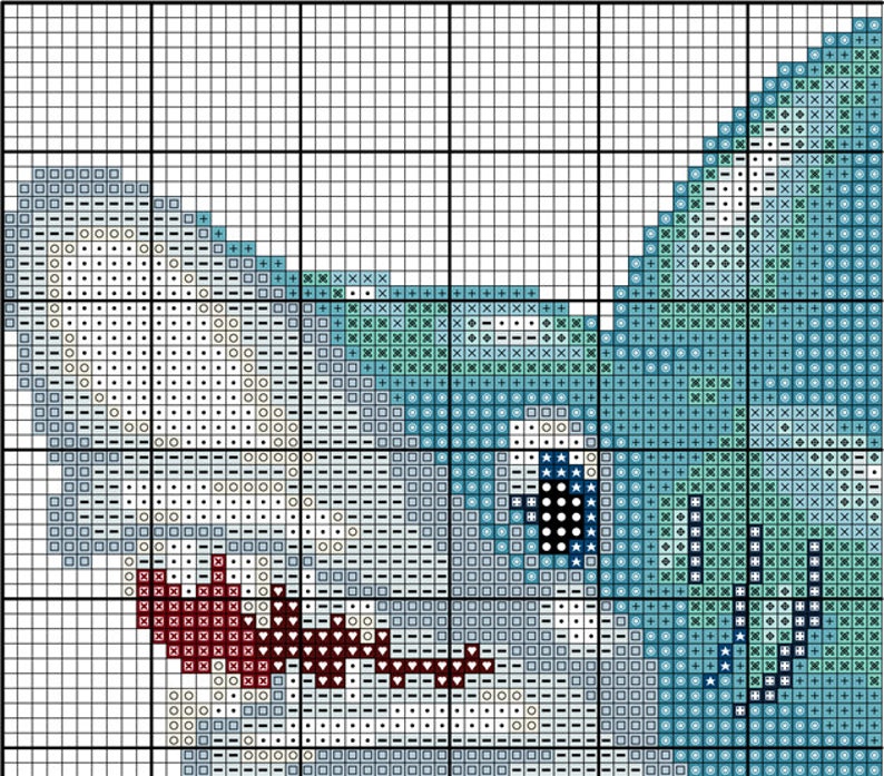 Shark Cross Stitch Pattern PDF Pattern Digital Download - Etsy