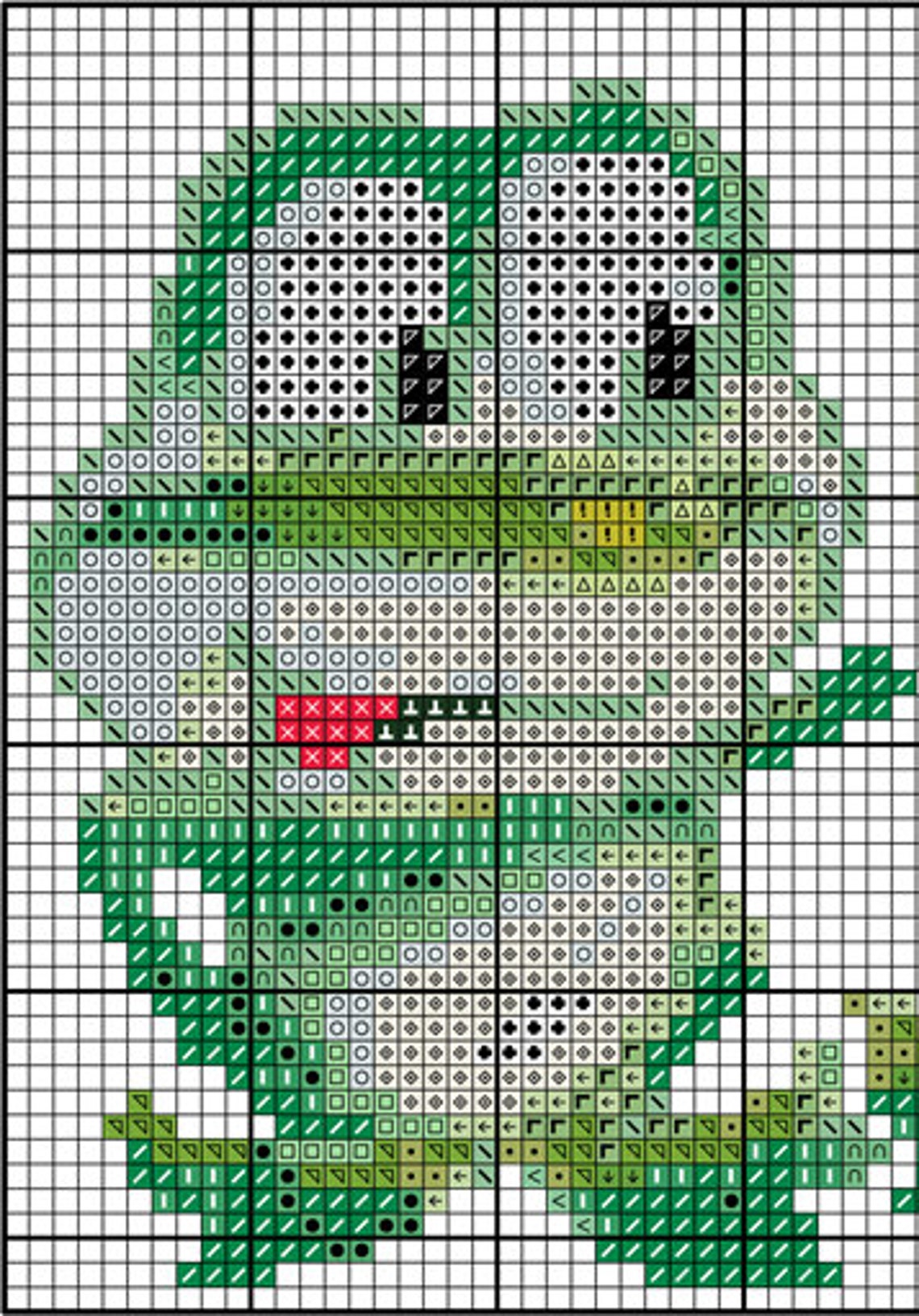 Frogs Cross Stitch Pattern PDF Pattern Digital Download - Etsy UK