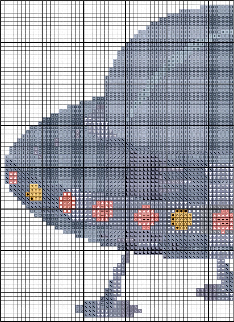 UFO Alien Cross Stitch Pattern PDF Pattern Digital Download | Etsy