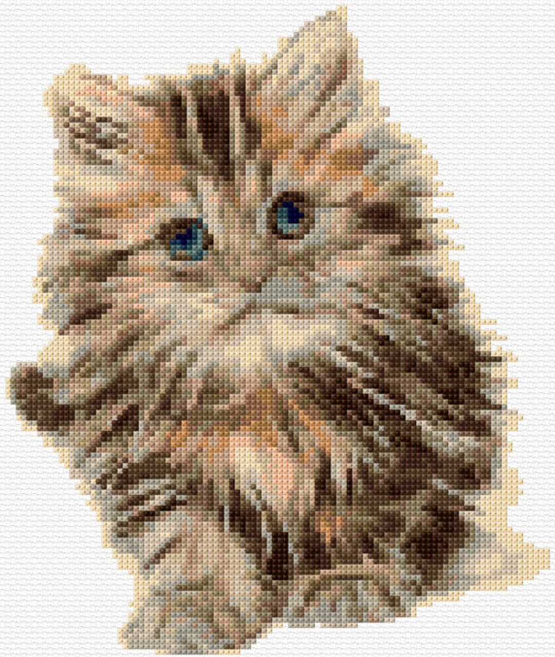 Kitten Cross Stitch Pattern PDF Pattern Digital Download Counted Cross ...