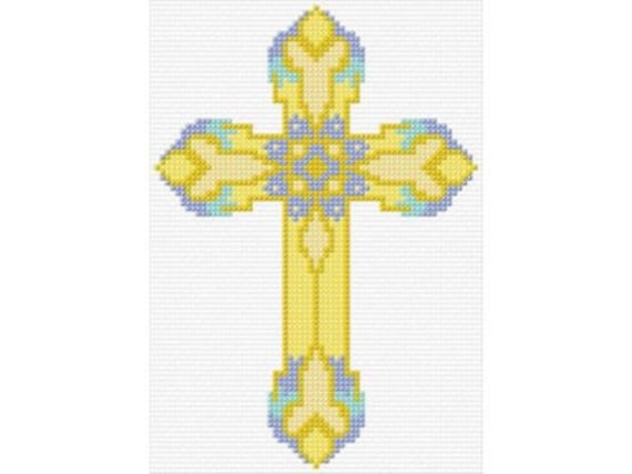 Religious Cross Cross Stitch Pattern PDF Pattern Digital | Etsy
