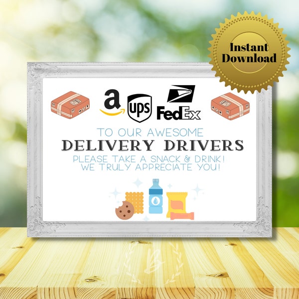 Delivery Driver Snacks Basket - Etsy