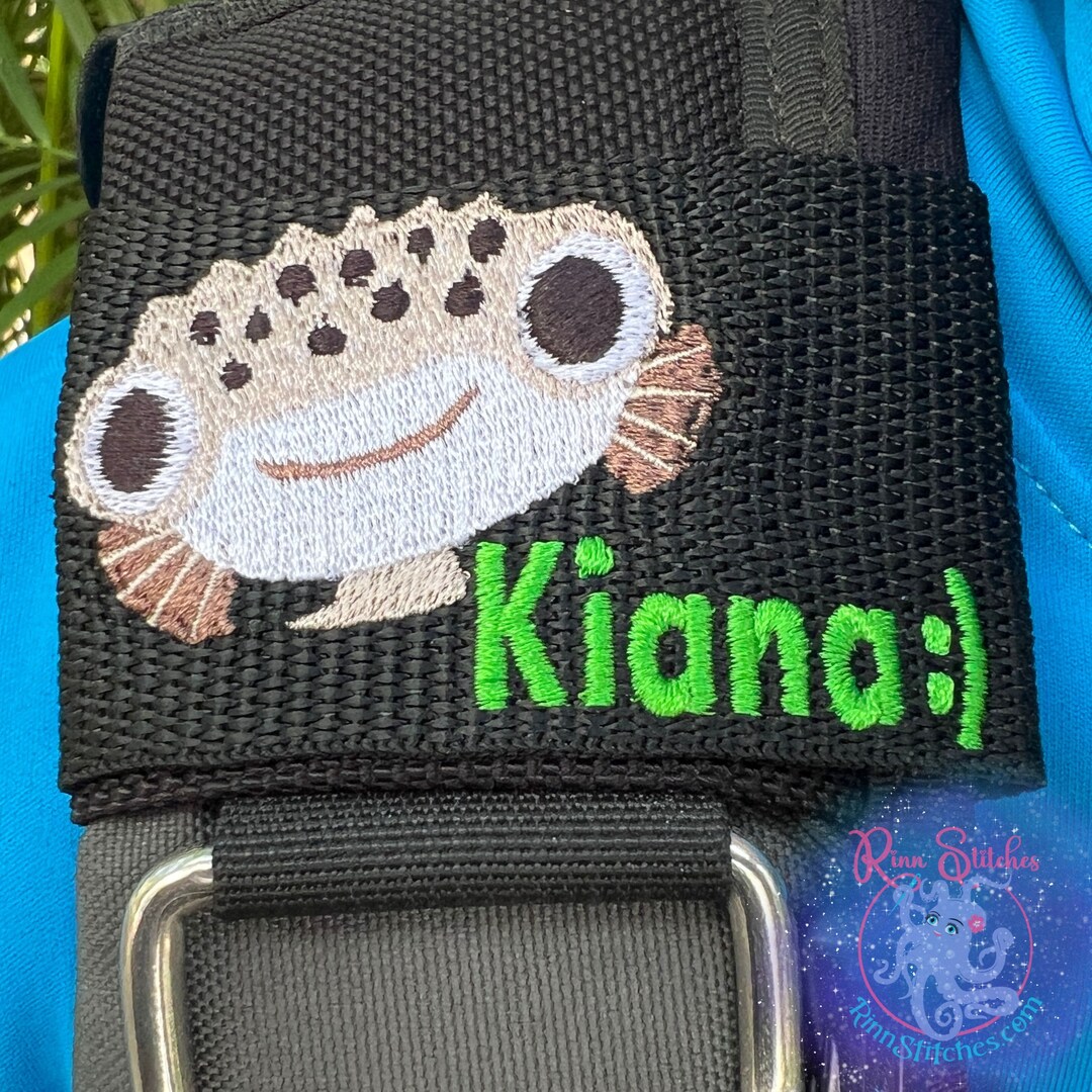 Cute Puffer Fish Face Personalized & Customizable Scuba Diver BCD ...