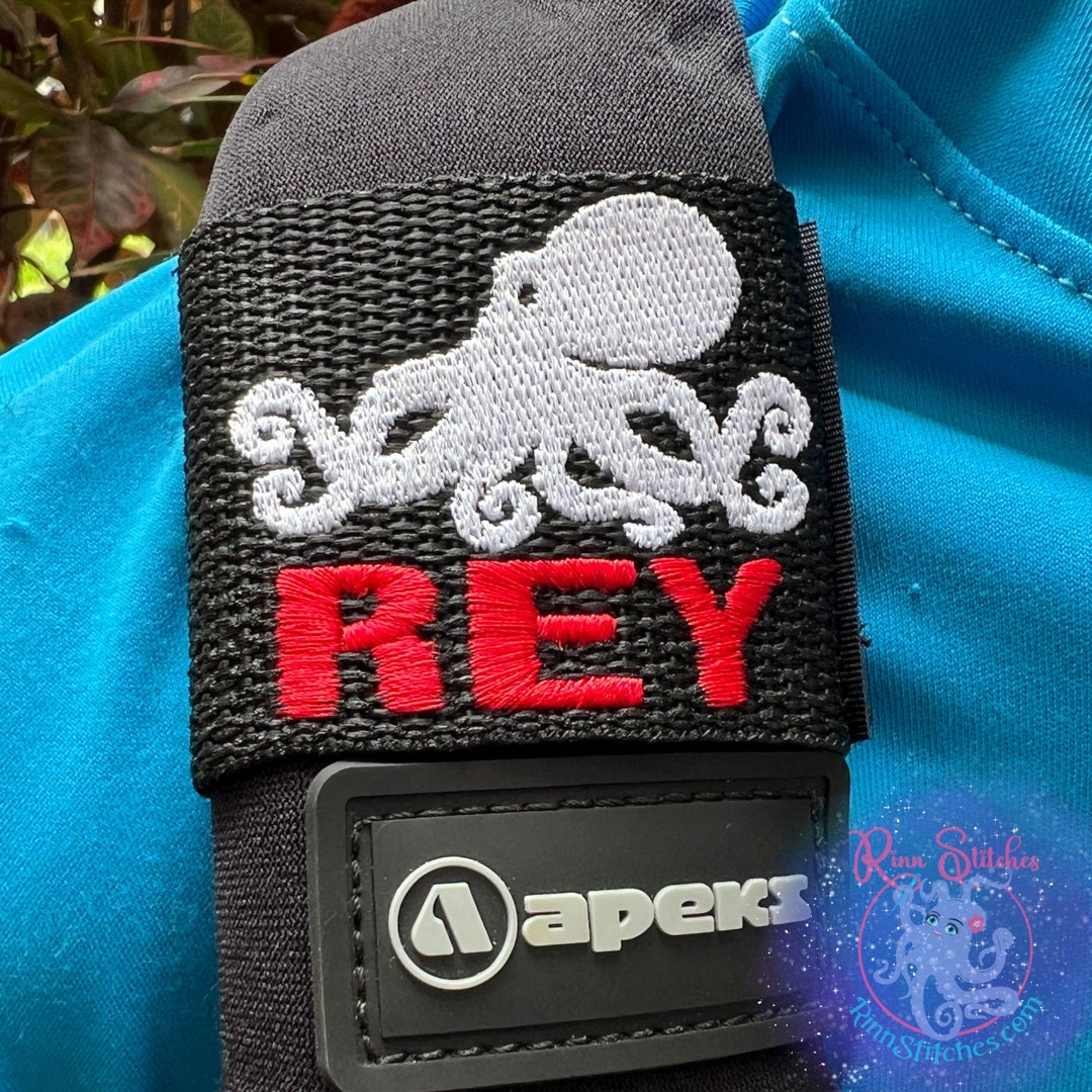 Tako (octopus) BPW Size (2" X 2") | Personalized & Customizable Scuba ...