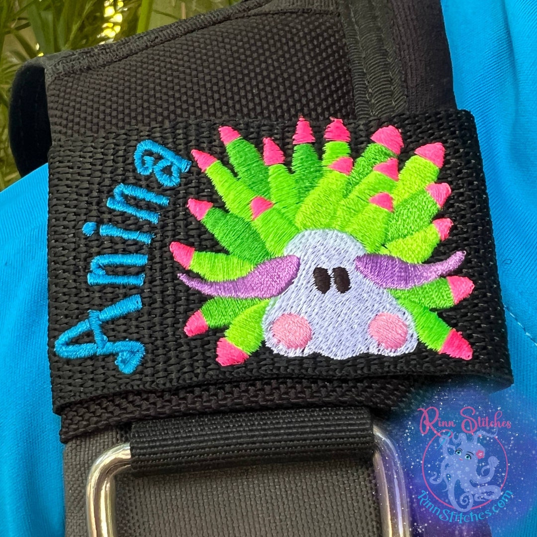 Personalized Sheep Nudi Embroidered Scuba BCD Tag: Diver Gift - Etsy