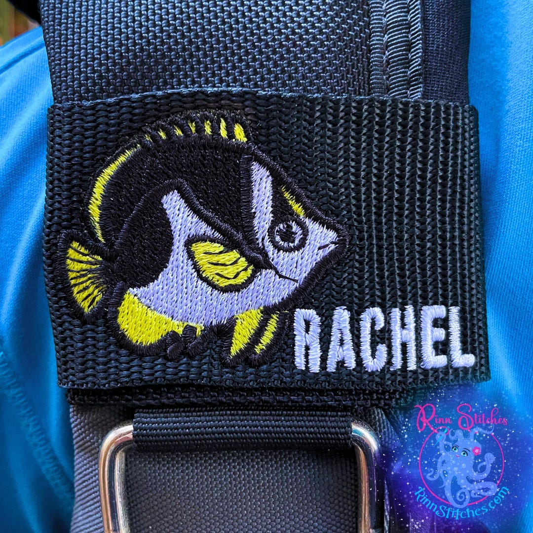 Personalized Tinker Butterfly Fish BCD Tag: Hawaiian Scuba Diving Gear ...