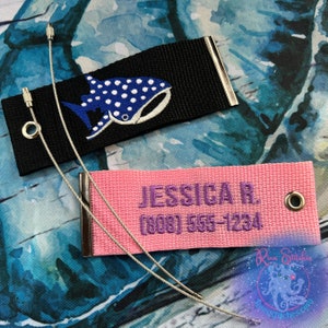 Luggage Tag, Gear Bag, Scuba Diving Bag Tags | Embroidered ID Tags for ...