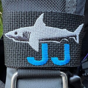 Silver Shark Personalized & Customizable Scuba Diver BCD Identification ...