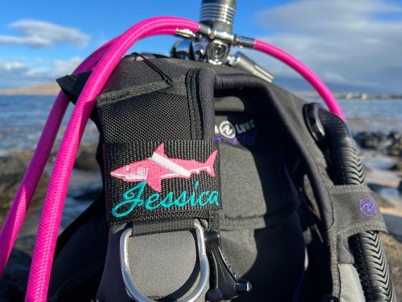 Pink Dive Flag Shark Personalized & Customizable Scuba Diver - Etsy