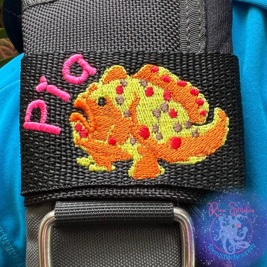 Frog Fish Embroidered BCD Tag: Personalized Scuba Diving Gear - Etsy