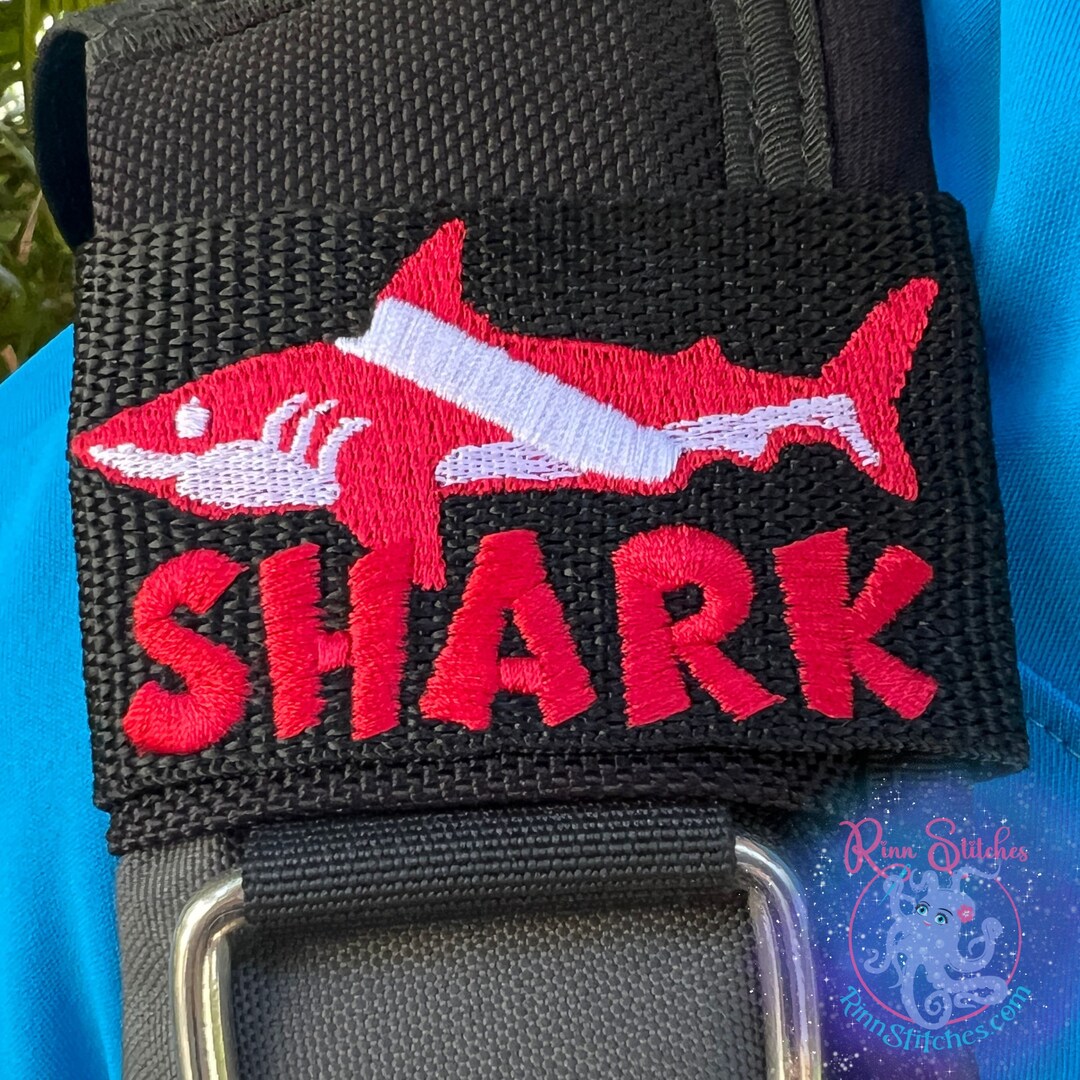 Personalized Dive Flag Shark BCD Tag - Scuba Diver Gift - Etsy