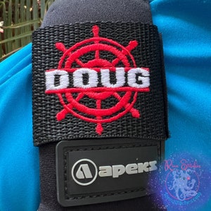 Ship Wheel | Personalized & Customizable Scuba Diver BCD Identification ...