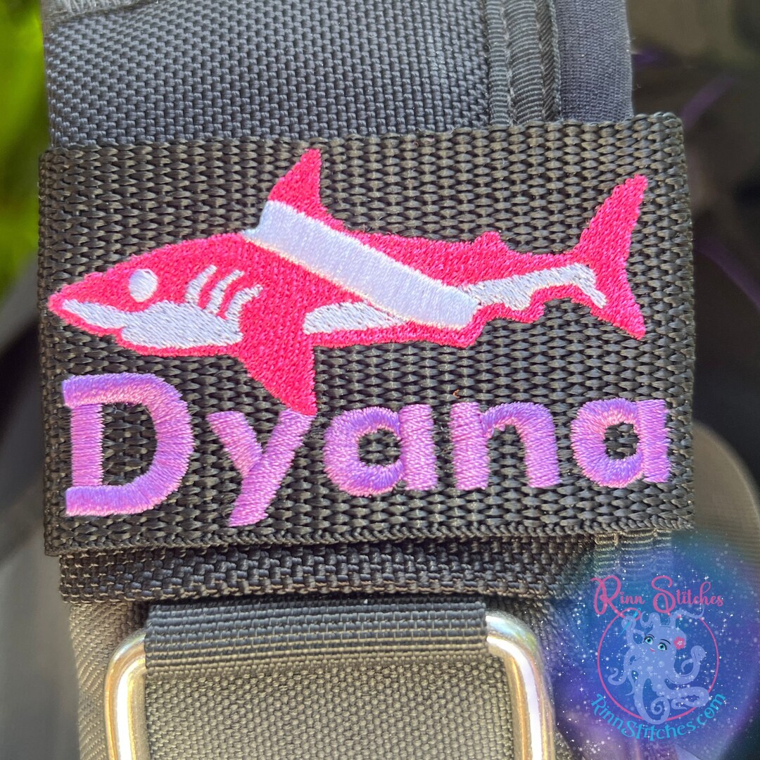 Pink Dive Flag Shark Personalized & Customizable Scuba Diver BCD ...