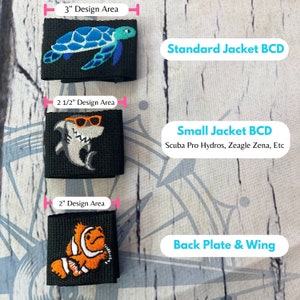 Ship Wheel Personalized & Customizable Scuba Diver BCD Identification ...