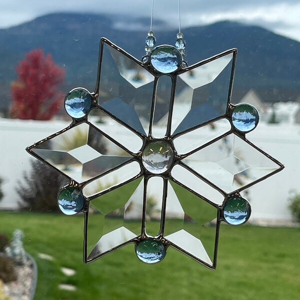 Beveled Snowflake - Etsy